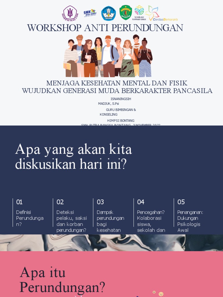 Workshop Anti Perundungan untuk Remaja | PDF