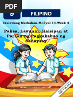 Filipino9 q1 Mod5 Tiyo Simon Dula Mula Sa Pilipinas v3 | PDF