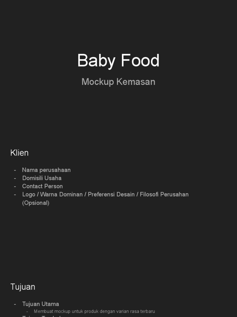 Design Brief Templete | PDF