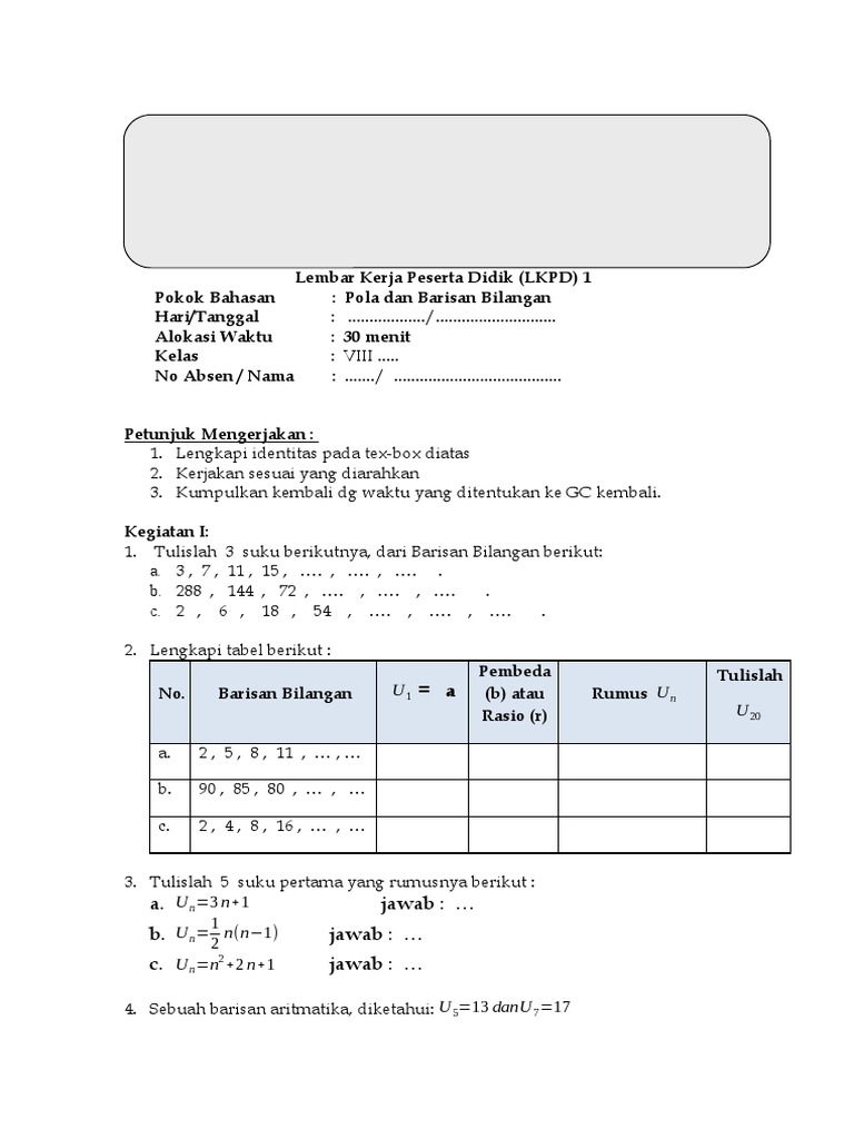 LKPD - 1 Saja | PDF | Olahraga & Rekreasi | Metode & Bahan Ajar
