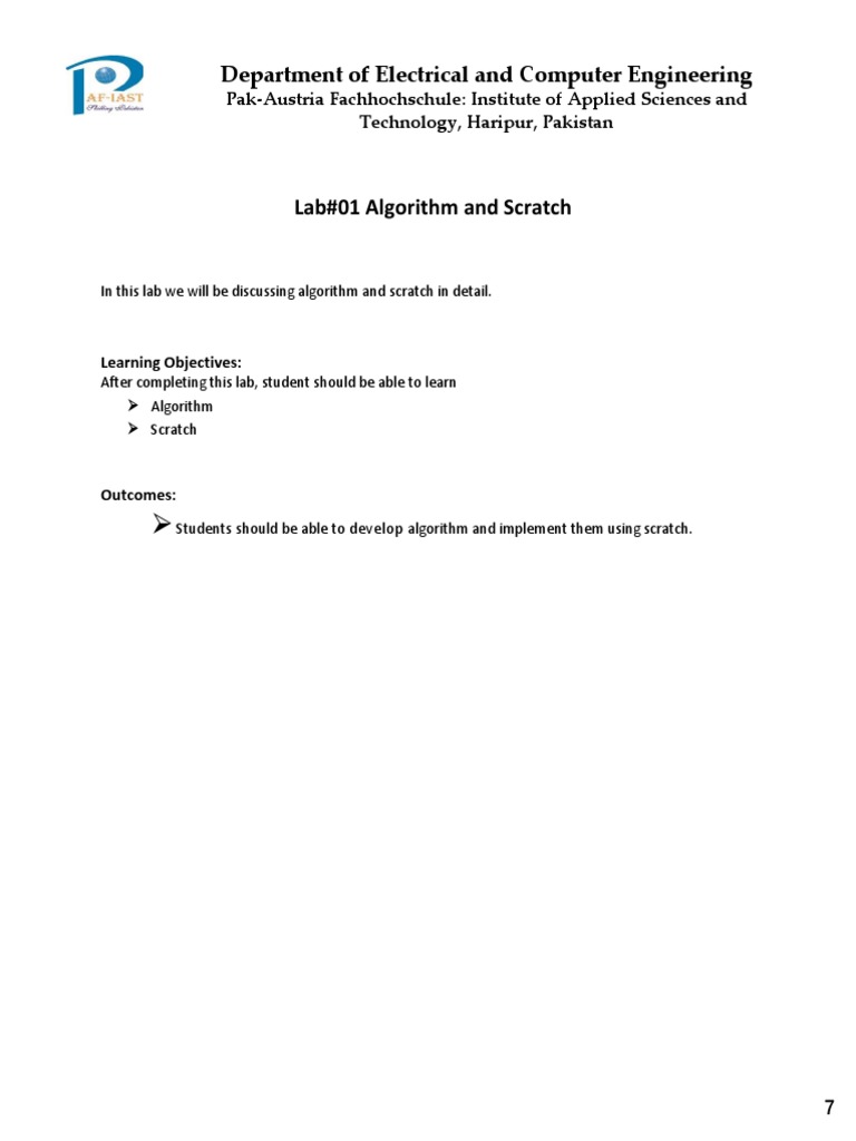 PF Lab Manual (Final) | PDF | Variable (Computer Science) | Parameter (Computer Programming)