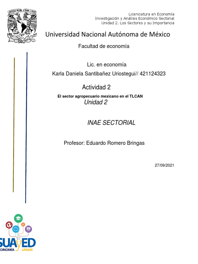 u2.Act2.Kdsu Inae Sectorial | PDF | México | Agricultura