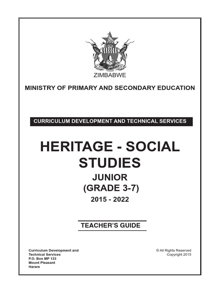 Heritage and Social Studies Junior Grades 3-7 | PDF | Curriculum ...