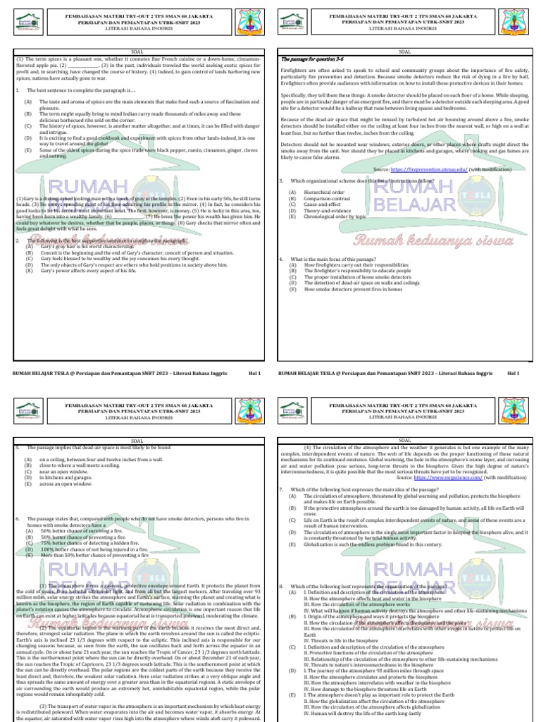 Sman 68 To 2 Tps '23 Lbe | PDF | Atmospheric Circulation | Earth