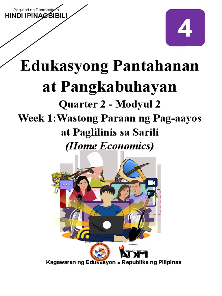 EPP4 Q2 Mod2 Wastong Paraan NG Pag Aayos at Paglilinis NG Sarili v3 1 | PDF