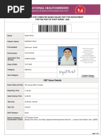 MS-CIT Hall Ticket | PDF | Identity Document | Driver's License