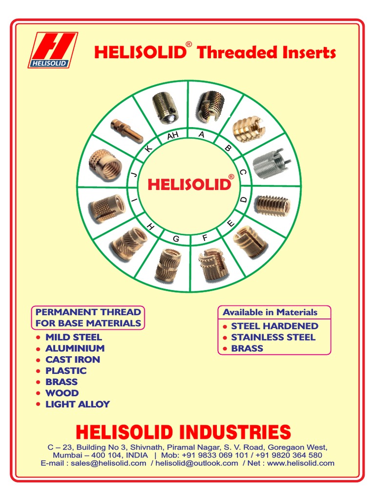 Helisolid Key Locking Inserts | Download Free PDF | Building ...