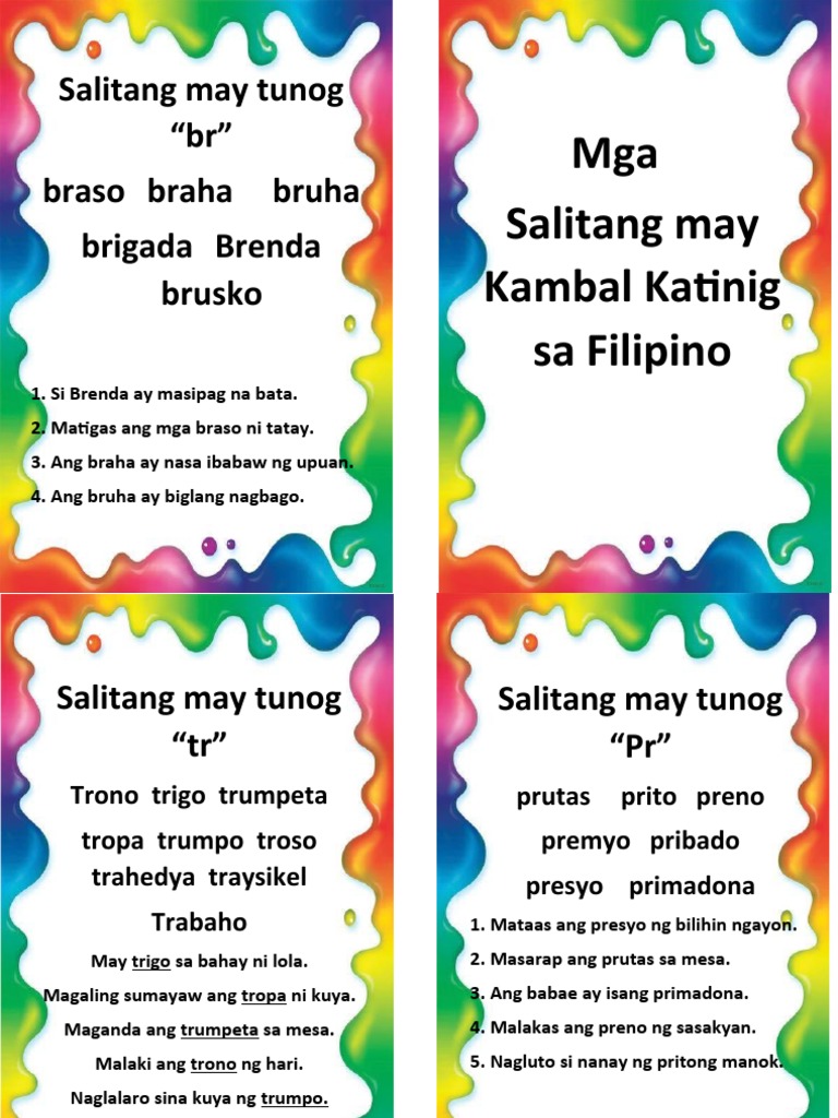 Kambal Katinig Sa Filipino | PDF