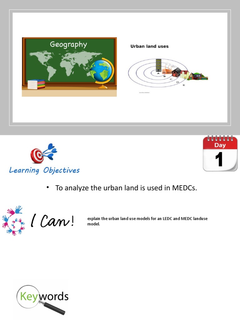Urban Land Use Models in MEDCs and LEDCs | PDF