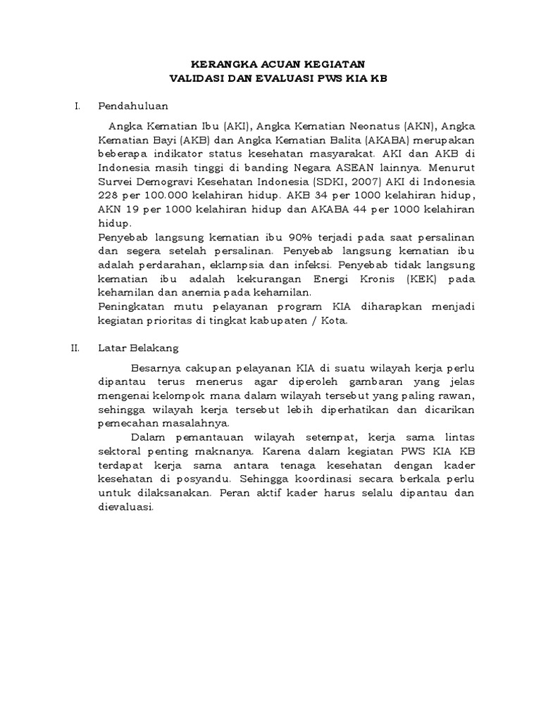 Evaluasi Program KIA dan KB di Posyandu | PDF | Ilmu Sosial
