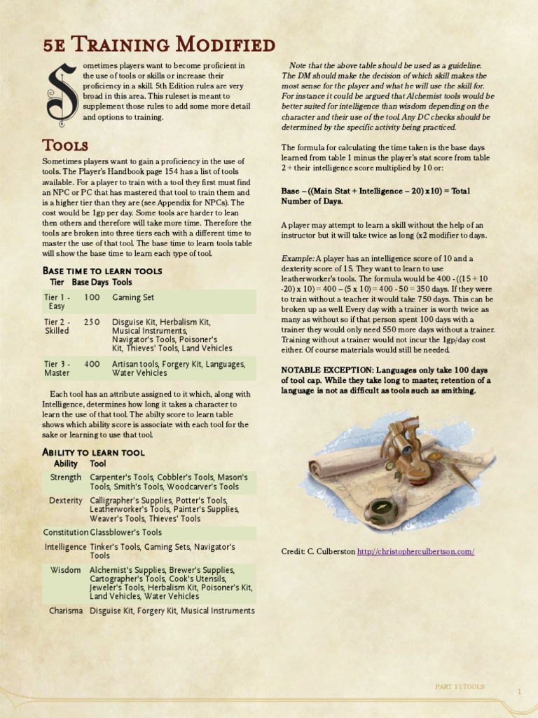 5e Training v3 | PDF