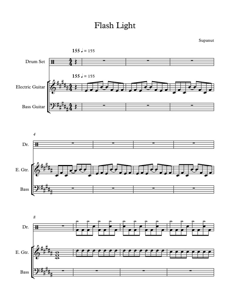 Flash Light - Full Score | PDF