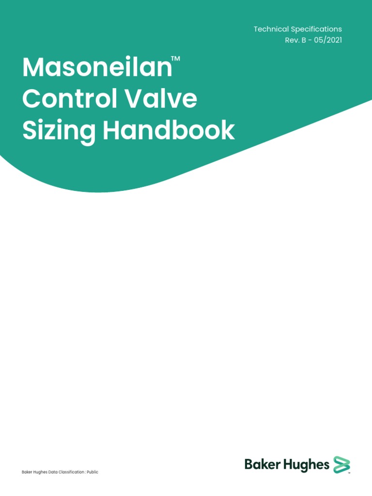 BHMN Valve Sizing Handbook | PDF | Pressure | Fluid Dynamics