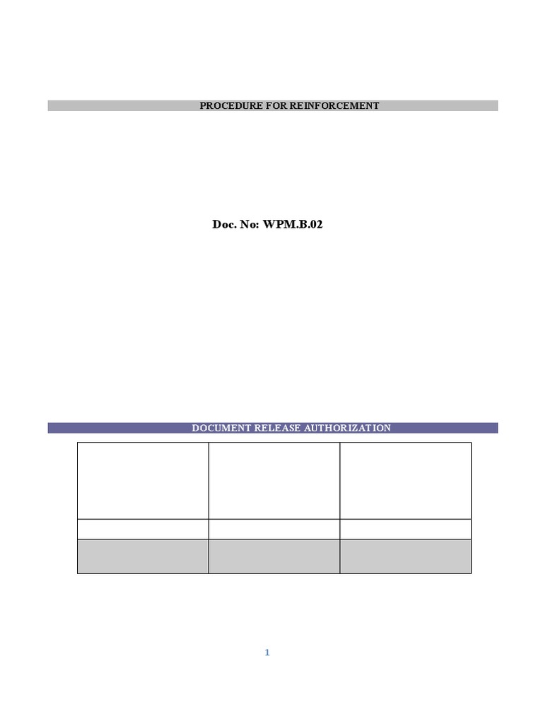 02 Procedure For Reinforcement | PDF | Deformation (Engineering ...