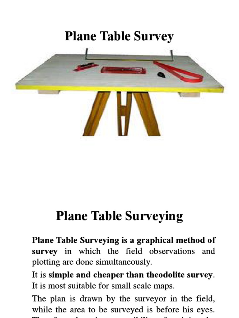 Plane Table Surveying Guide | PDF | Surveying | Compass