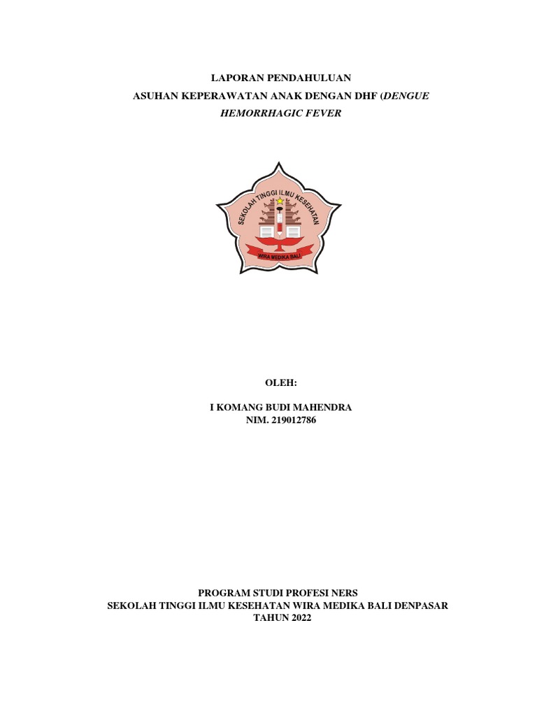 Asuhan Keperawatan DHF pada Anak | PDF