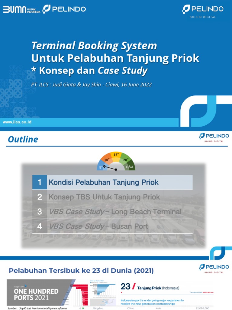 Judi Ginta - TBS Tanjung Priok - Concept and Case Study | PDF