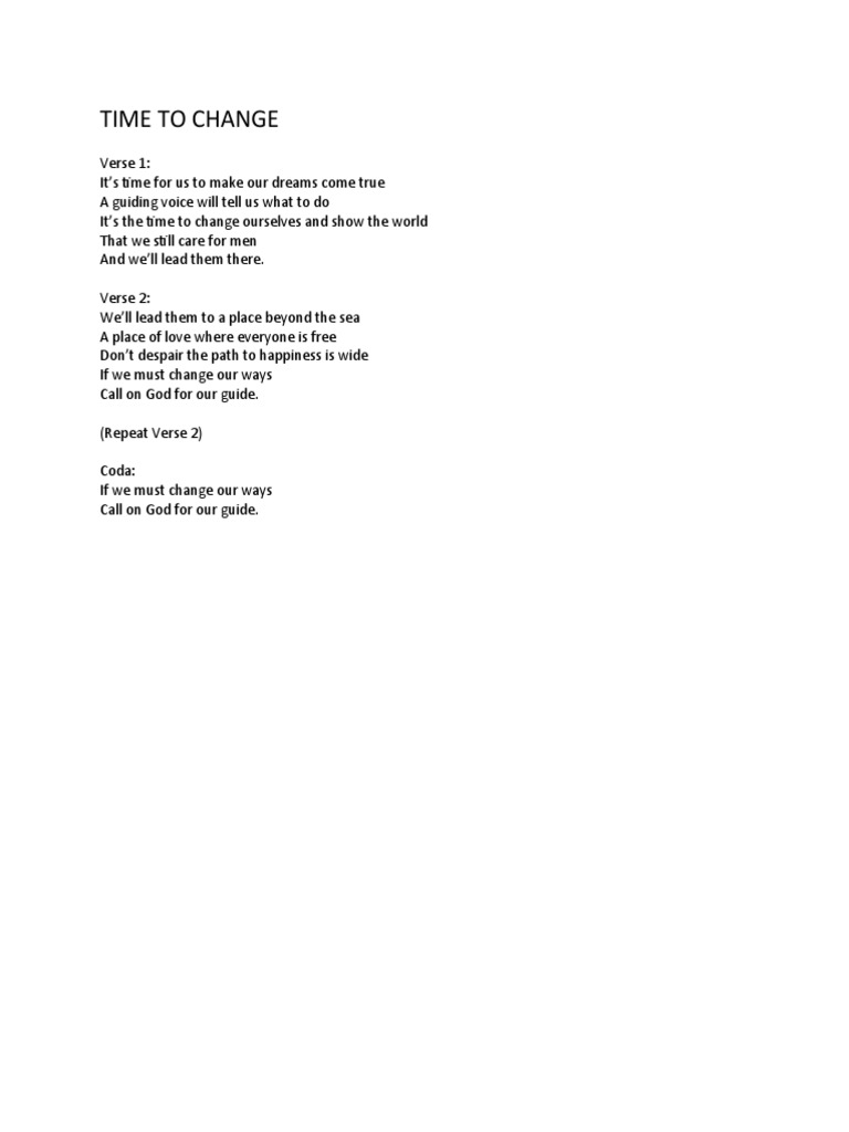 Recessional Song | PDF
