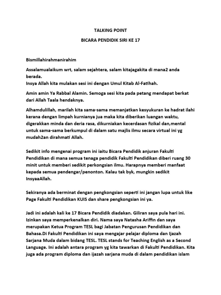 Bicara Pendidik: Rope of Ash Review | PDF