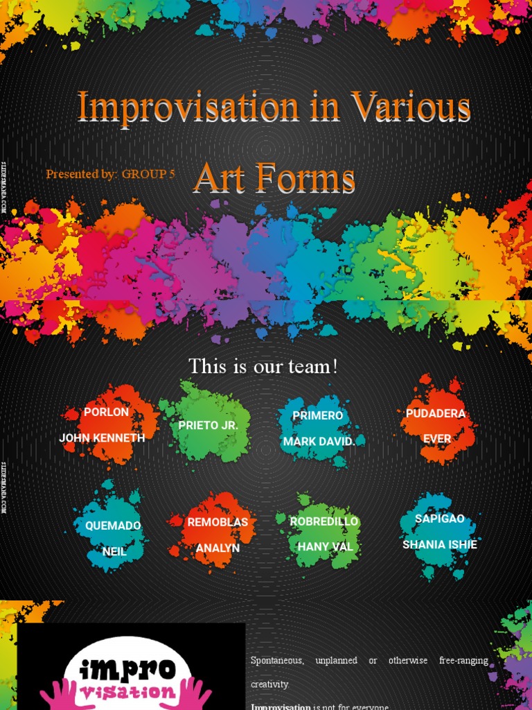G5. Improvisation in Various Art Forms | Download Free PDF ...