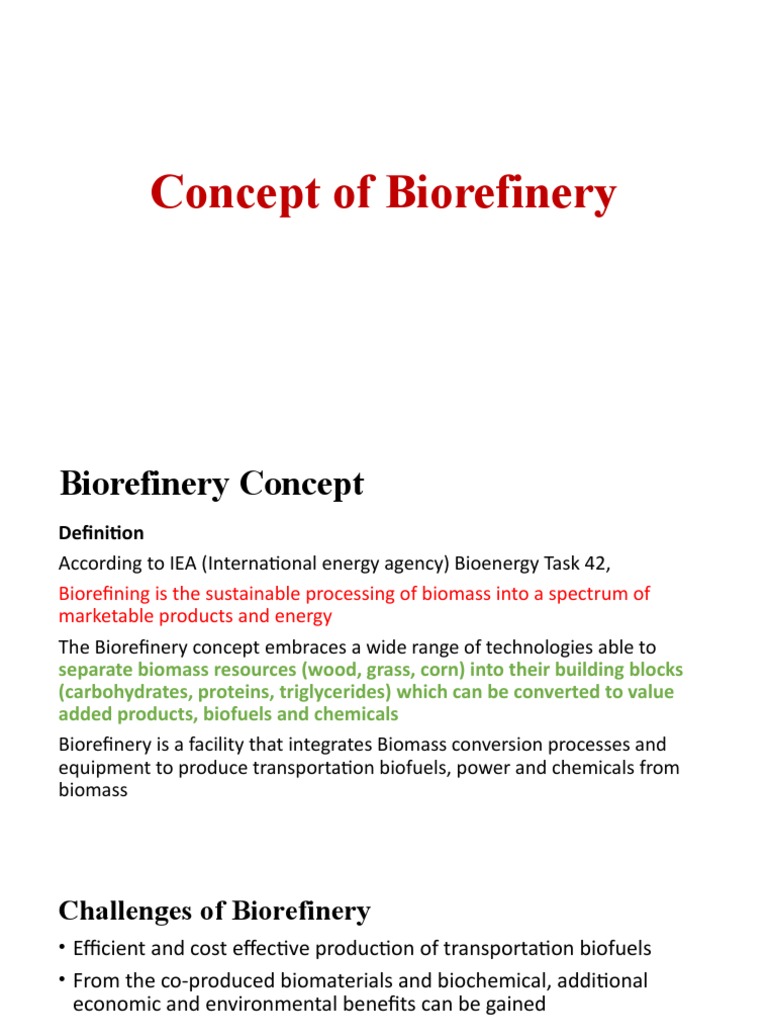 Understanding Biorefinery Concepts | PDF | Biorefinery | Biofuel