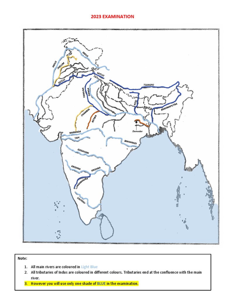 India Rivers | PDF