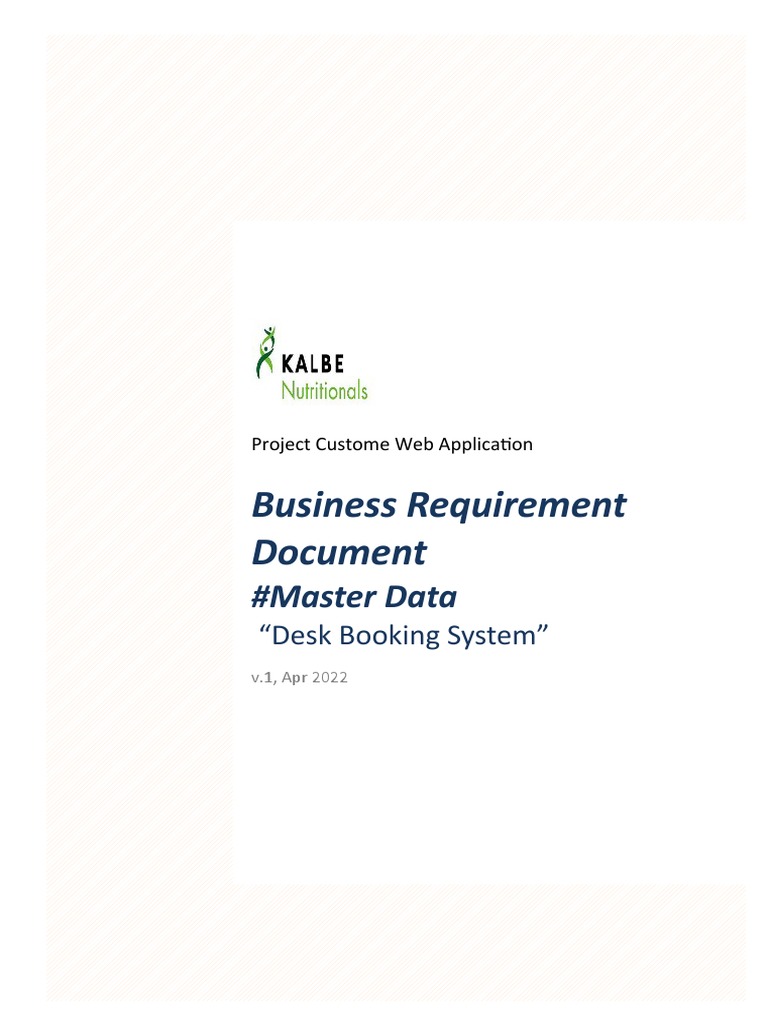 FSD - DBS - MasterData - v02 | PDF | Information Technology Management | Computer Science
