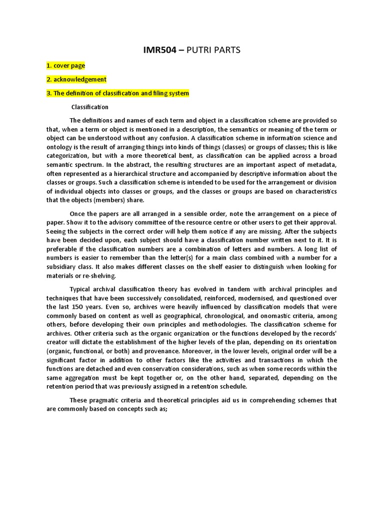 IMR504 | PDF | Records Management | Computer File