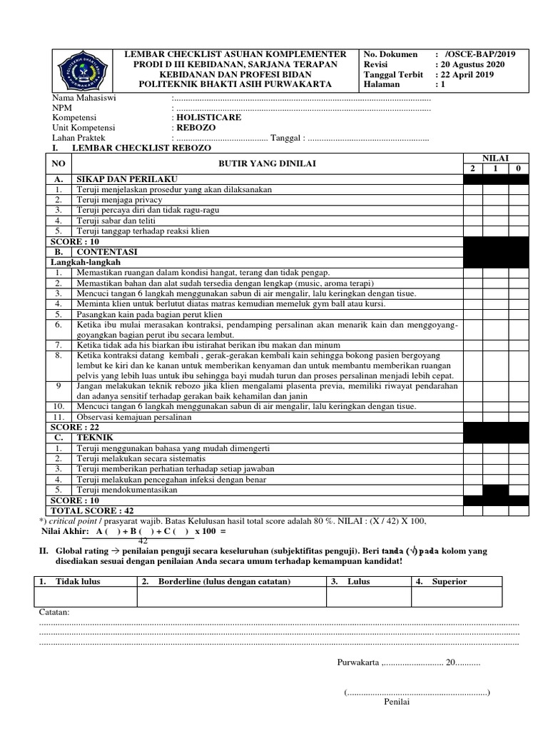 2 +fix+lembar+checlist+teknik+rebozo | PDF