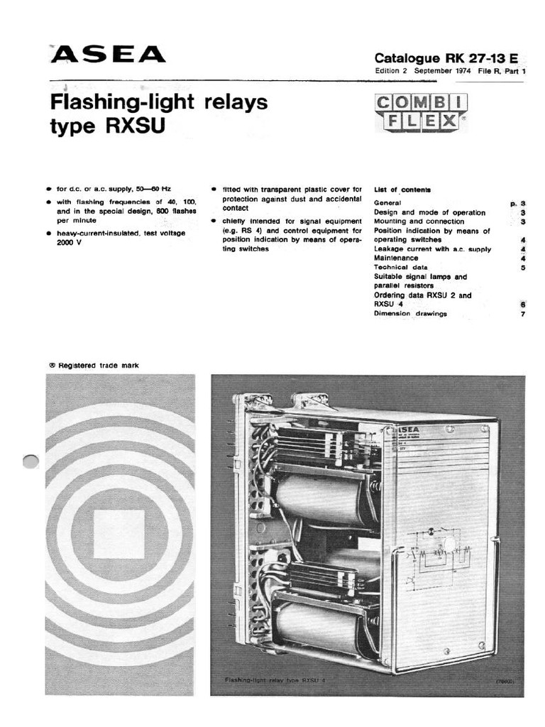 Aux Relay Catalogue-Rxsu | PDF