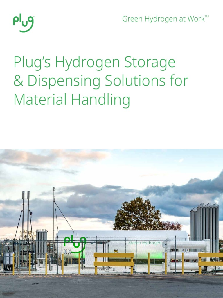 Plug's Hydrogen Solutions for Material Handling | PDF | Hydrogen | Low ...
