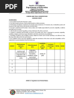Speech Choir Judging Criteria | PDF | Linguistics | Grammar