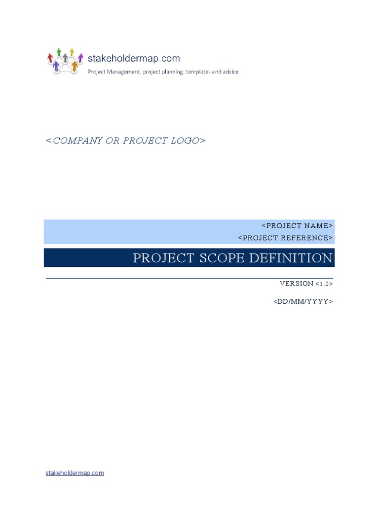 Project Scope Definition | PDF | Project Management | Computing