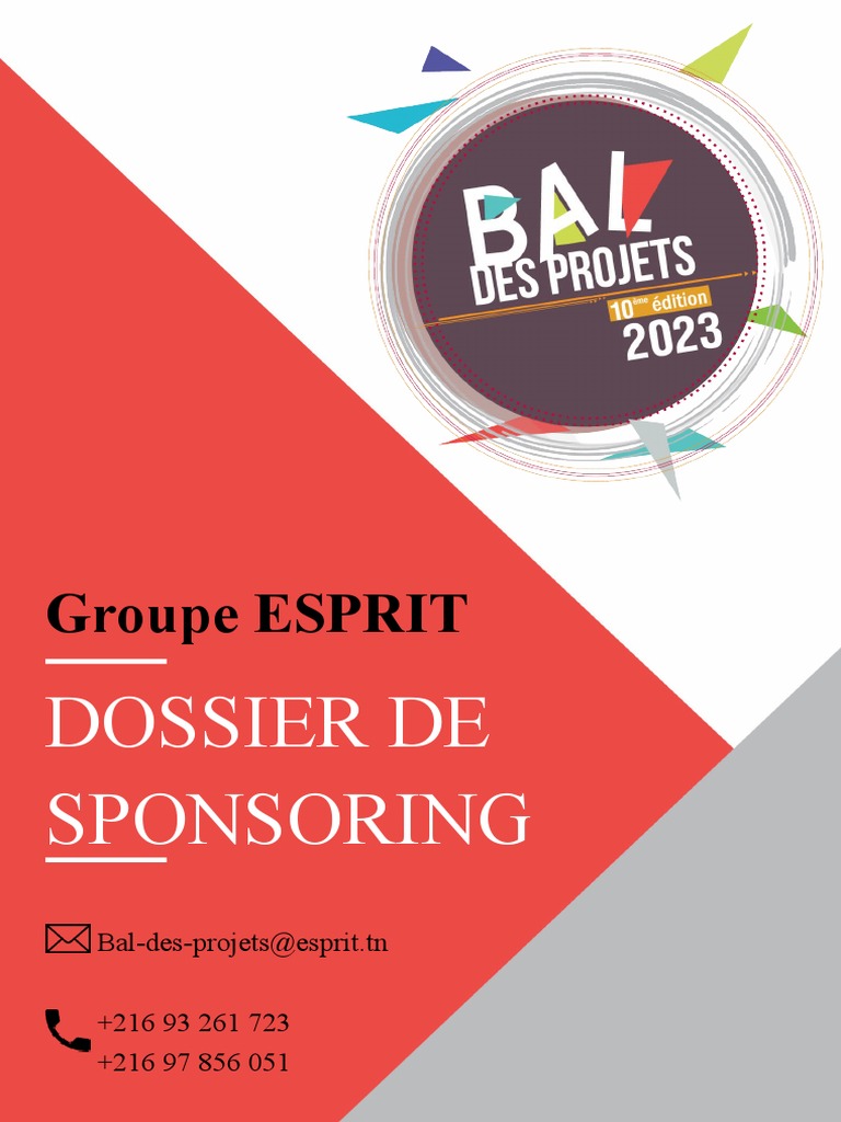 Dossier Sponsoring BAL Des Projets 2023 | PDF