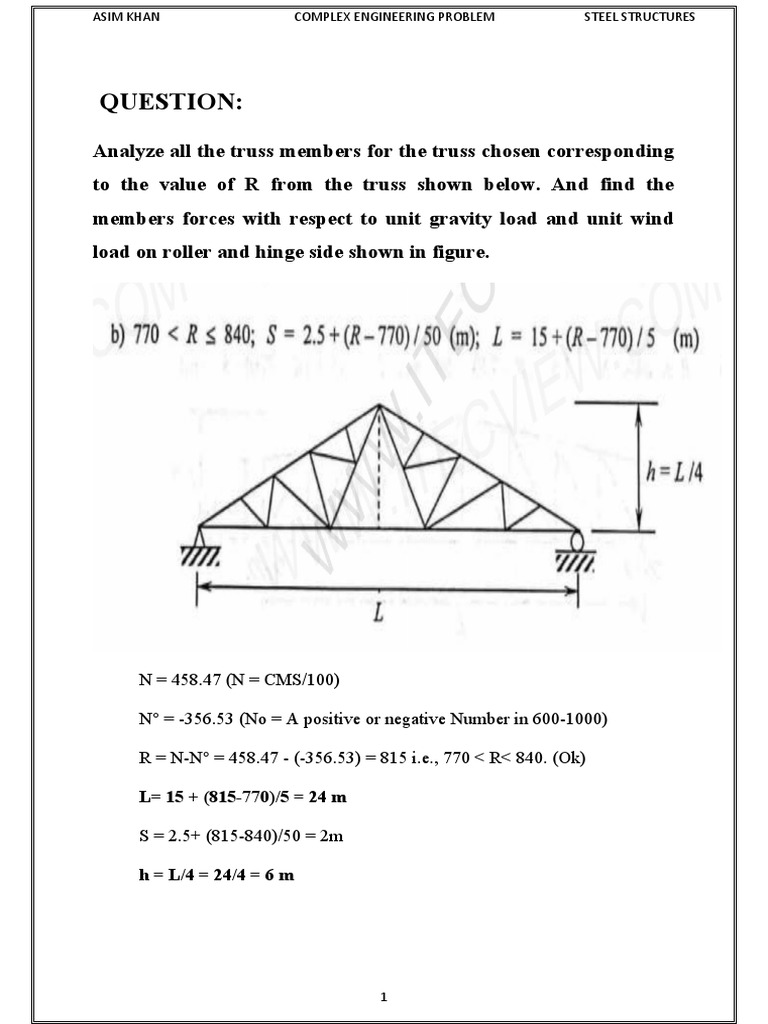 Etabs Truss Steel Assigment | PDF | Applied And Interdisciplinary ...