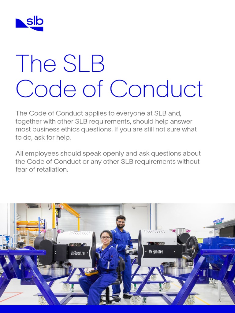 SLB Code of Conduct | PDF | Bribery | Insider Trading