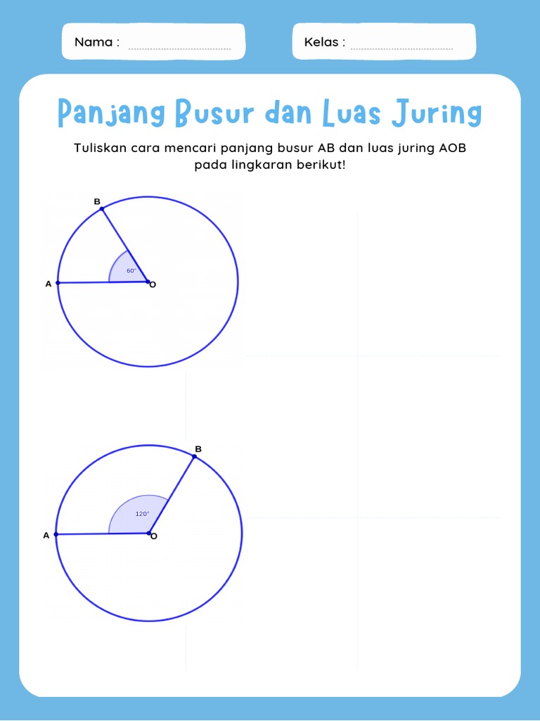 Panjang Busur Dan Luas Juring | PDF