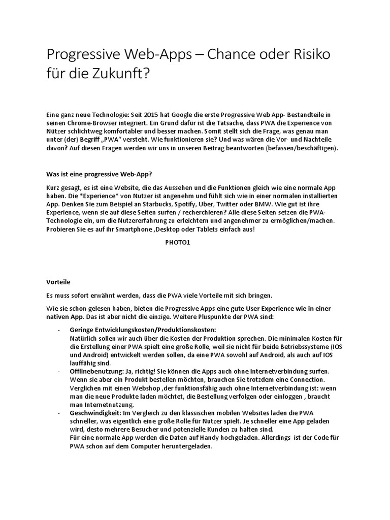 Progressive Web Apps Artikel Pdf 