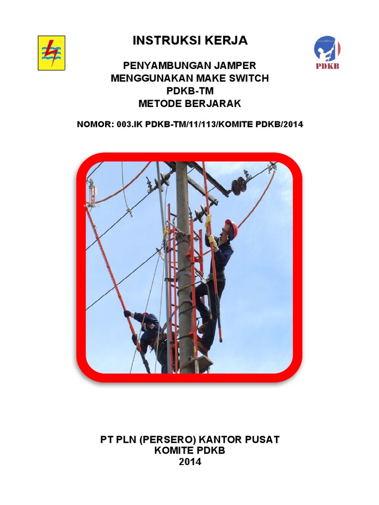 003 IK PDKB-TM Penyambungan Jamper Menggunakan Make Switch Print | PDF