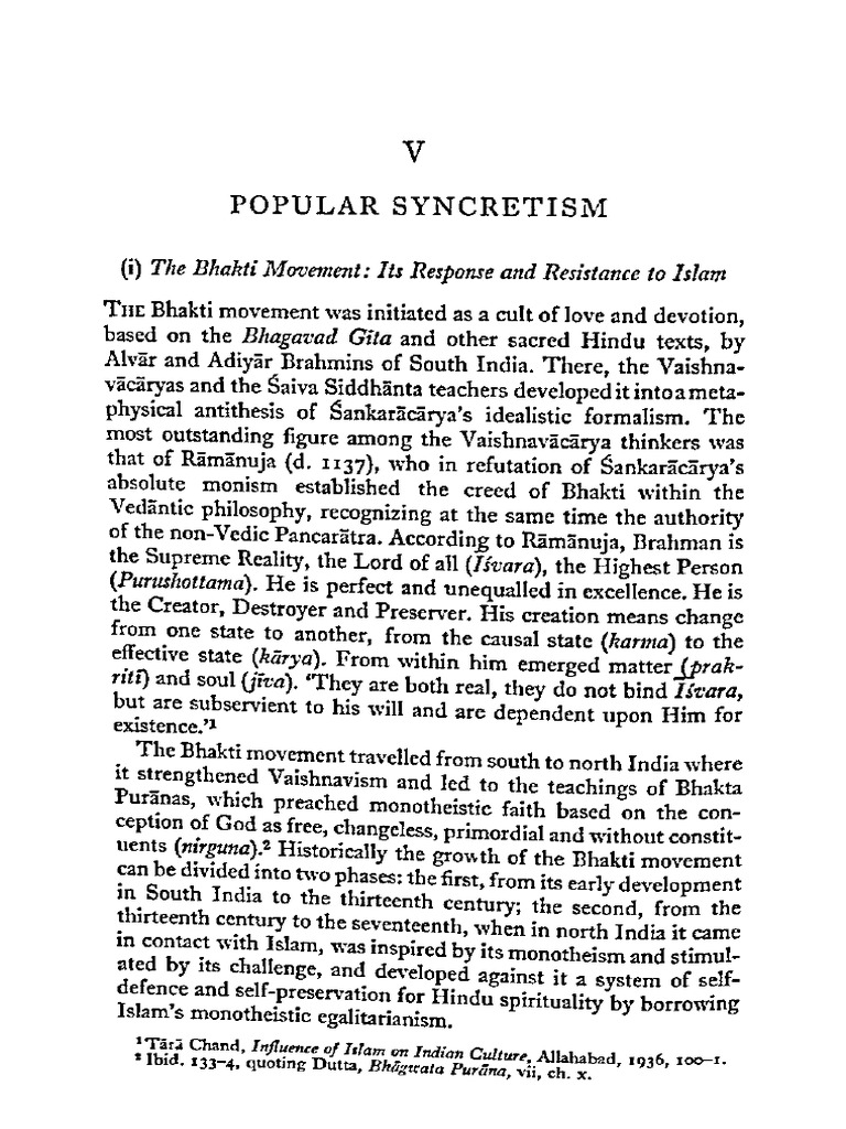 1c. Aziz Ahmed - Popular Syncretism - Pages RQRD - 140-152, 163-166 | PDF