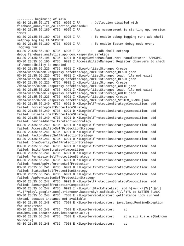 Firebase Analytics Initialization Log | PDF | Information Age | Operating System Families