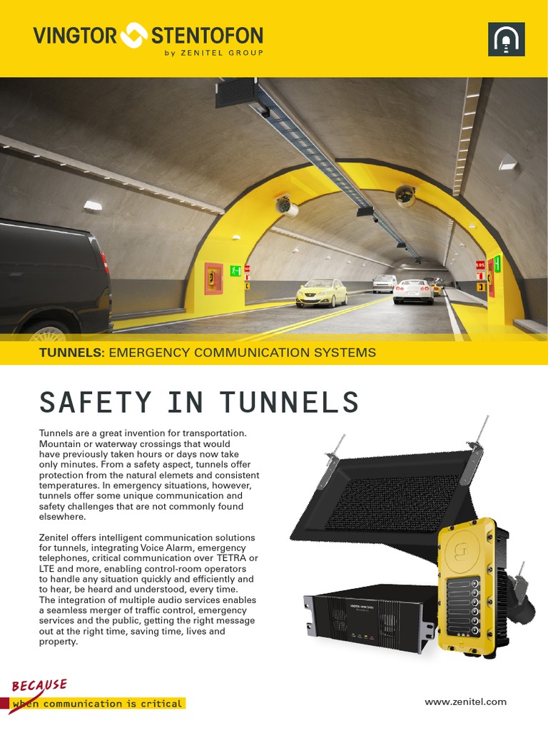 Emergency Communication Solutions in Tunnels: Ensuring Safety and Effective Response Through ...