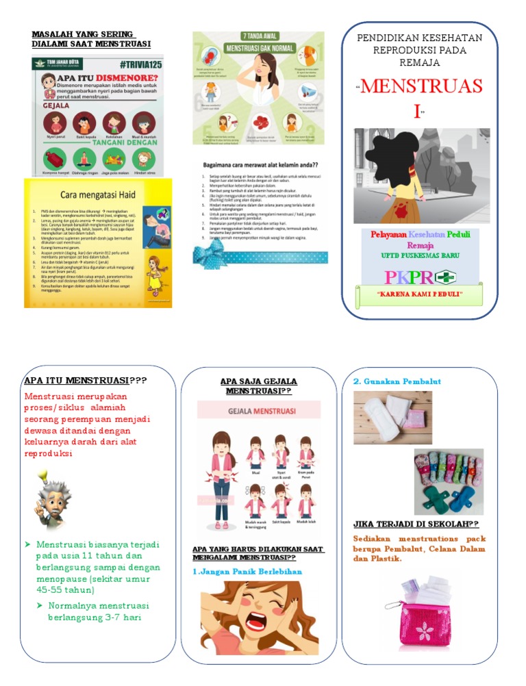Leaflet Menstruasi | PDF