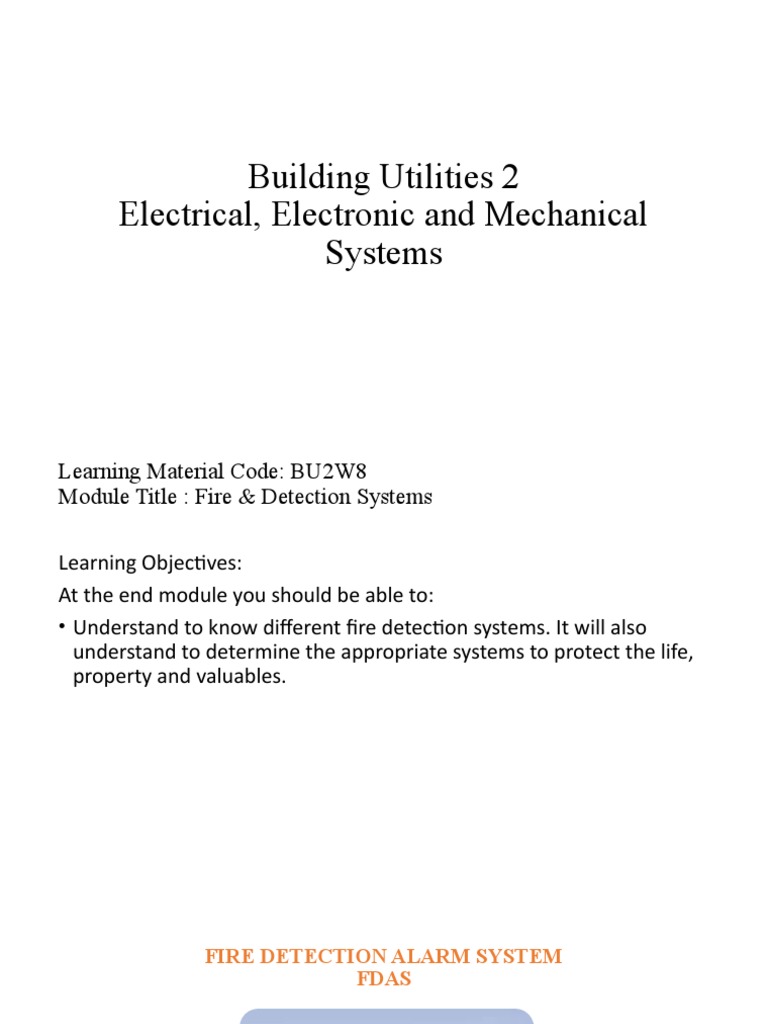 Fire Detection Alarm System | PDF