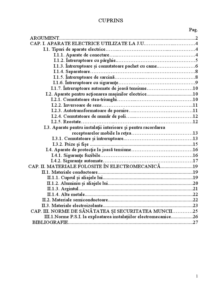 Materiale Si Aparate Electrice Utilizate in Electromecanica | PDF