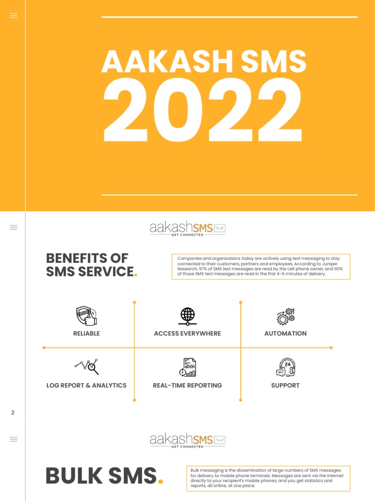 Aakash SMS Proposal | PDF | Advertising | Text Messaging