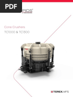 MP1000 Cone Crusher Data Sheet | PDF | Steel | Gear