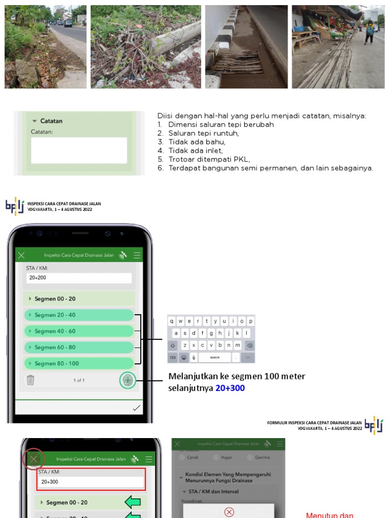 Formulir Digital Inspeksi Cepat Drainase (Yogyakarta) 5 | PDF