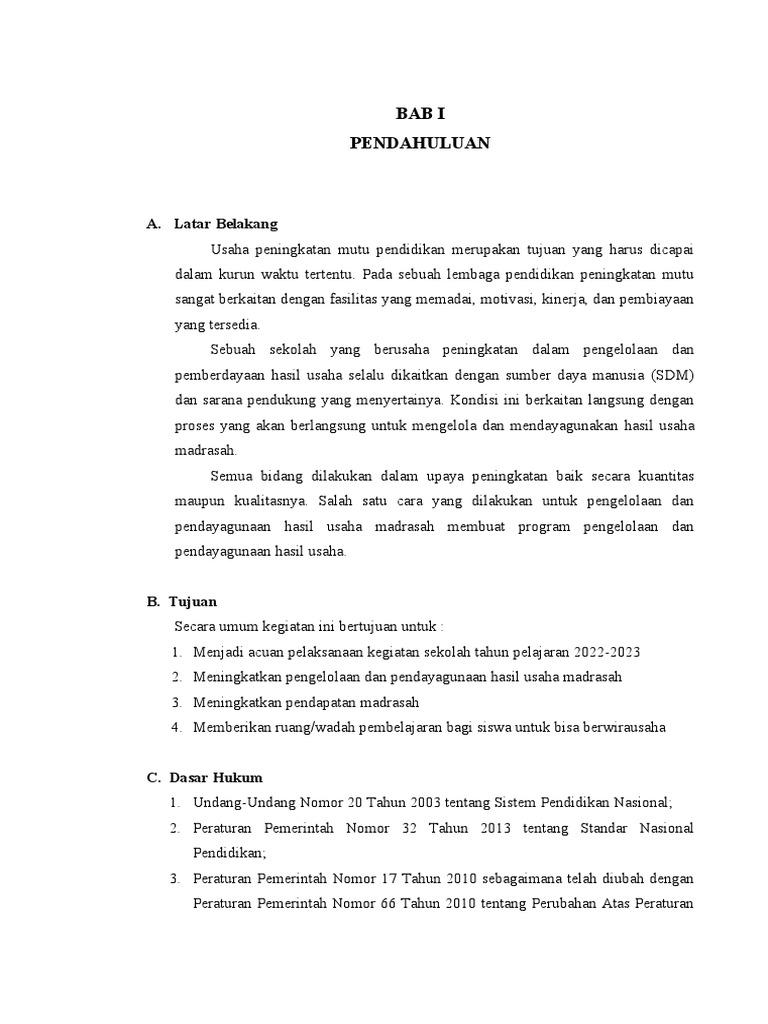 Program-Pengelolaan-Dan-Pendayagunaan-Hasil Usaha | PDF