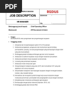 Contoh Format Job-Description | PDF